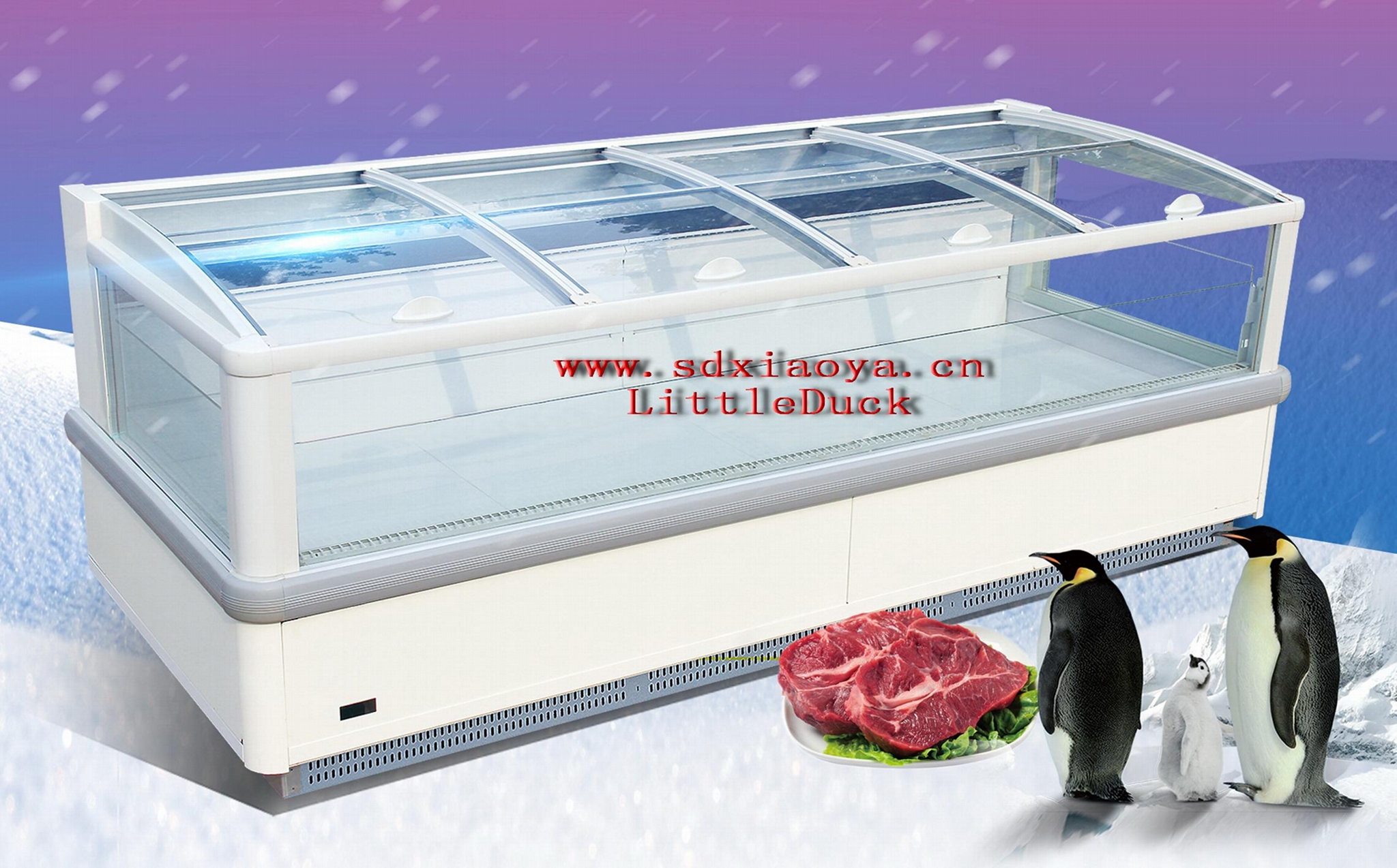 supermarket cooling showcase - BZ-E7OK-F2520 - Xiaoya/LittleDuck (China ...