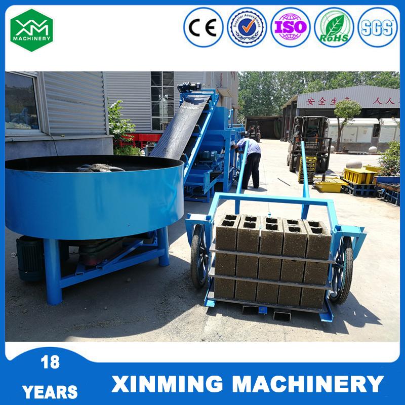 Xinming QT4-25 Brick Machine Block Making Machine For Brick Factory - QT4-25 machine - XINMING ...