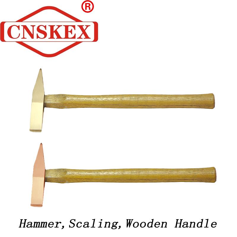 Explosion-proof Safety Non-spark Wood Handle Derusting Hammer - SK243A ...