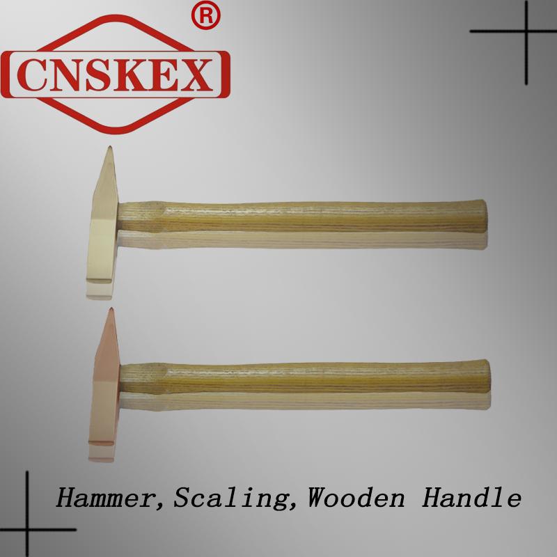 Explosion-proof Safety Non-spark Wood Handle Derusting Hammer - SK243A ...