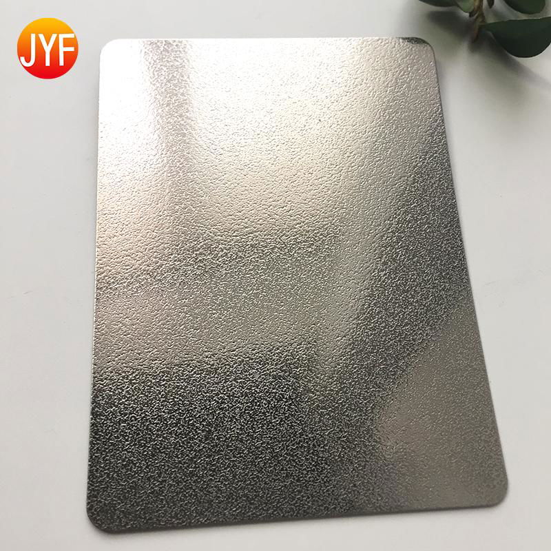 Titanium gold Mirror polished No 4 Sand blasting stainless steel sheet ...