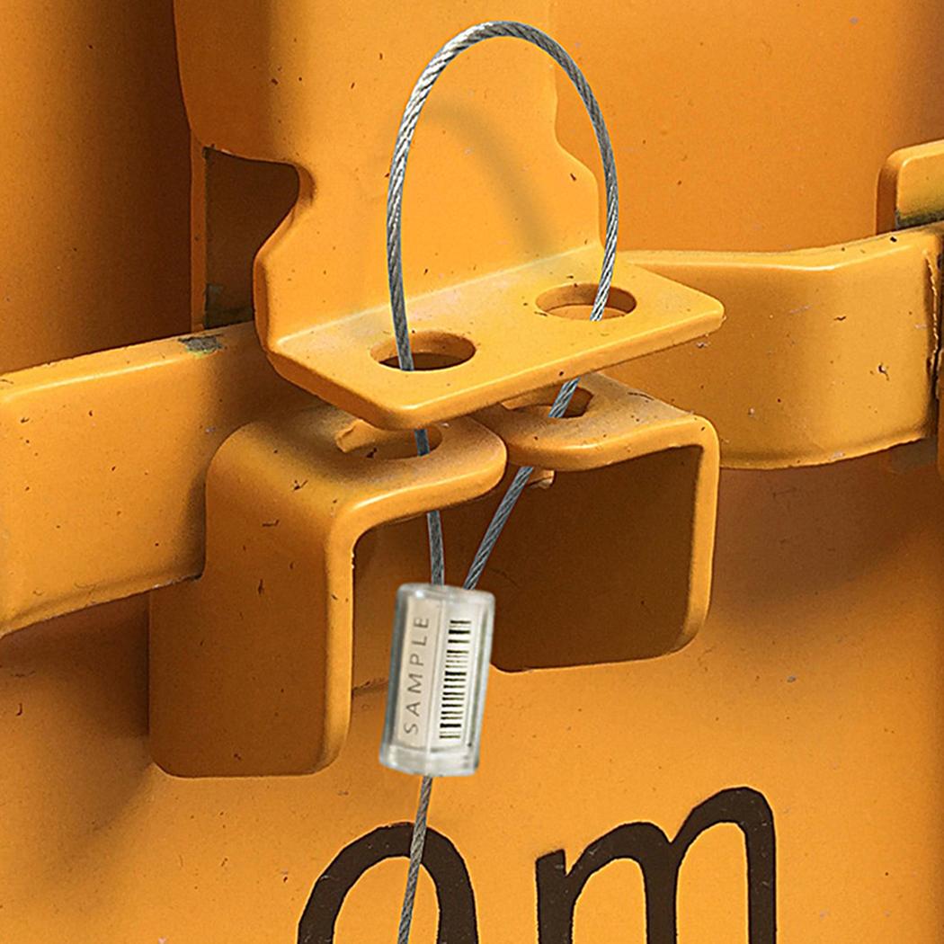 Transparent Security Cable Seals 1.8mm Steel Wire Container Locks - SL ...