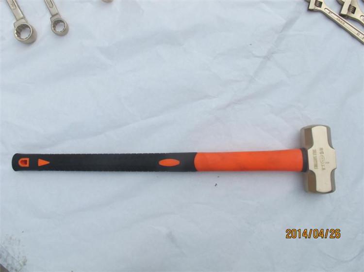 Manual sparkless tool wooden handle octagon hammer about sledge 1000g ...