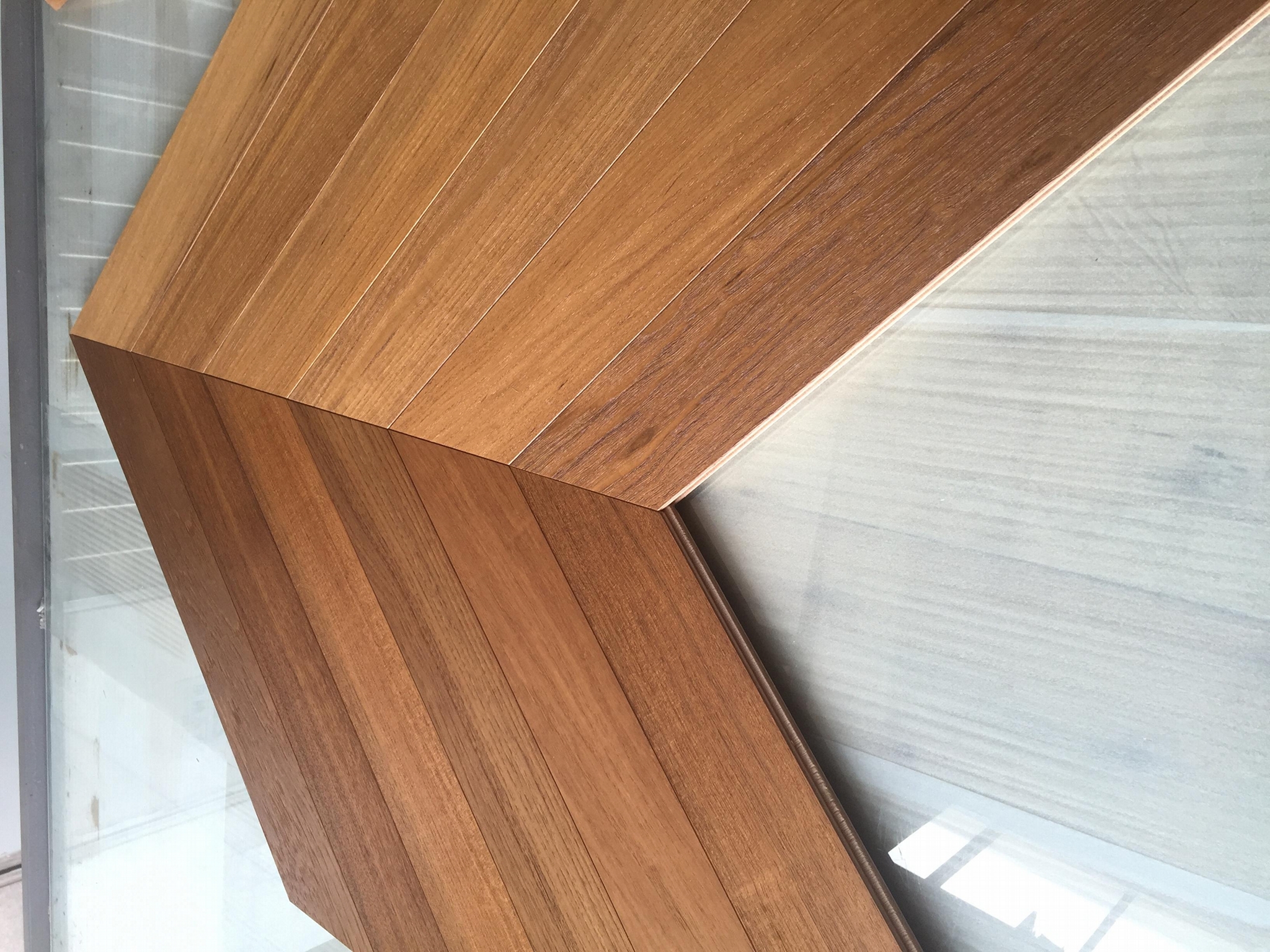 Multi-layer Teak Chevron Engineered Flooring - P00000027 (China ...