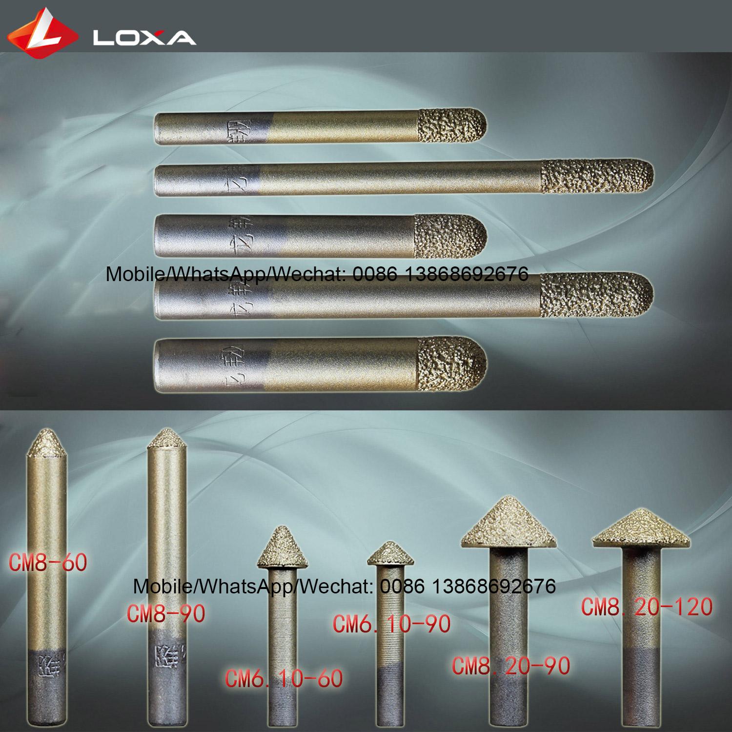 Vacuum Brazed Diamond Engraving tools - 4-16mm - LOXA (China ...