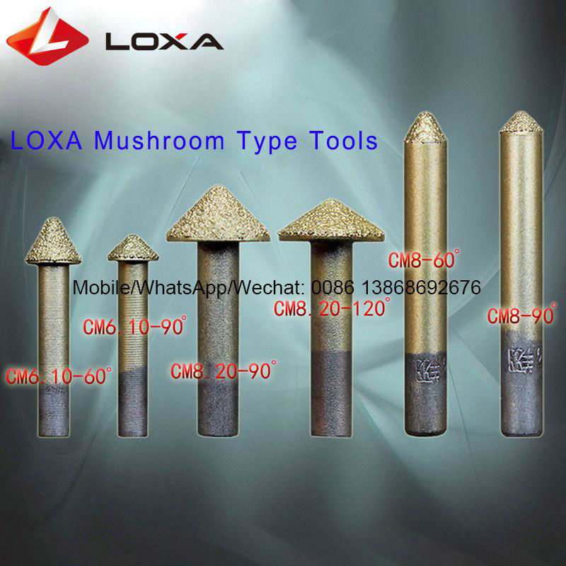 Vacuum Brazed Diamond Engraving tools - 4-16mm - LOXA (China ...