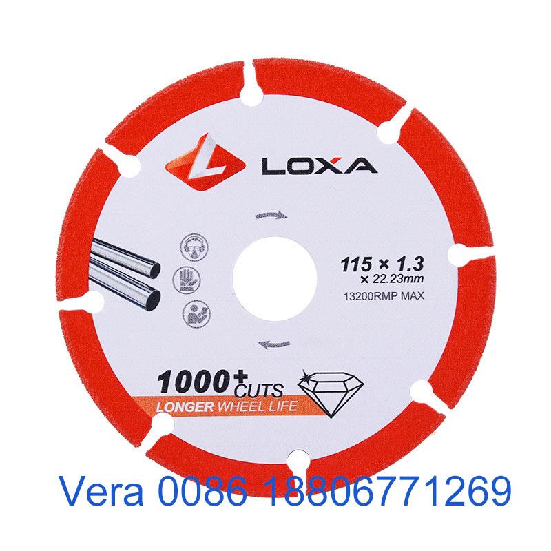 Vacuum Brazed Diamond Wheel For Metal Cutting - 100mm-230mm - LOXA ...