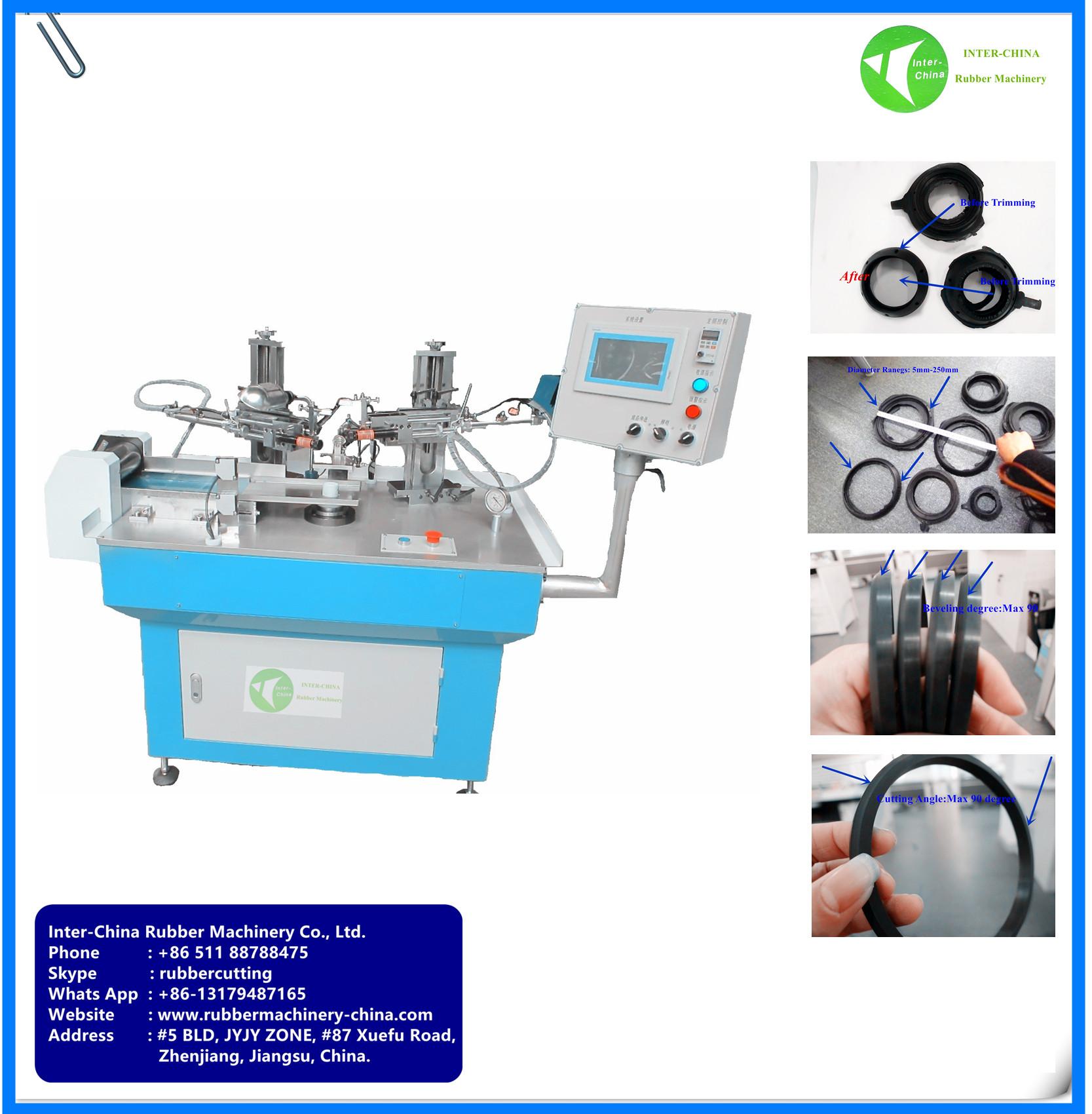 Rubber Seals and circle parts trimming machines Angle Trimmers Model YM ...