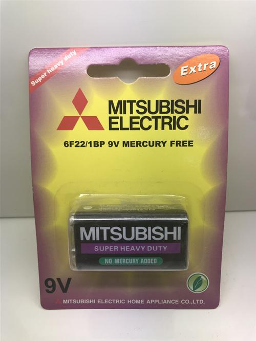 Mitsubishi 6F22 battery 9V carbon zinc battery - 6F22/9V (China ...