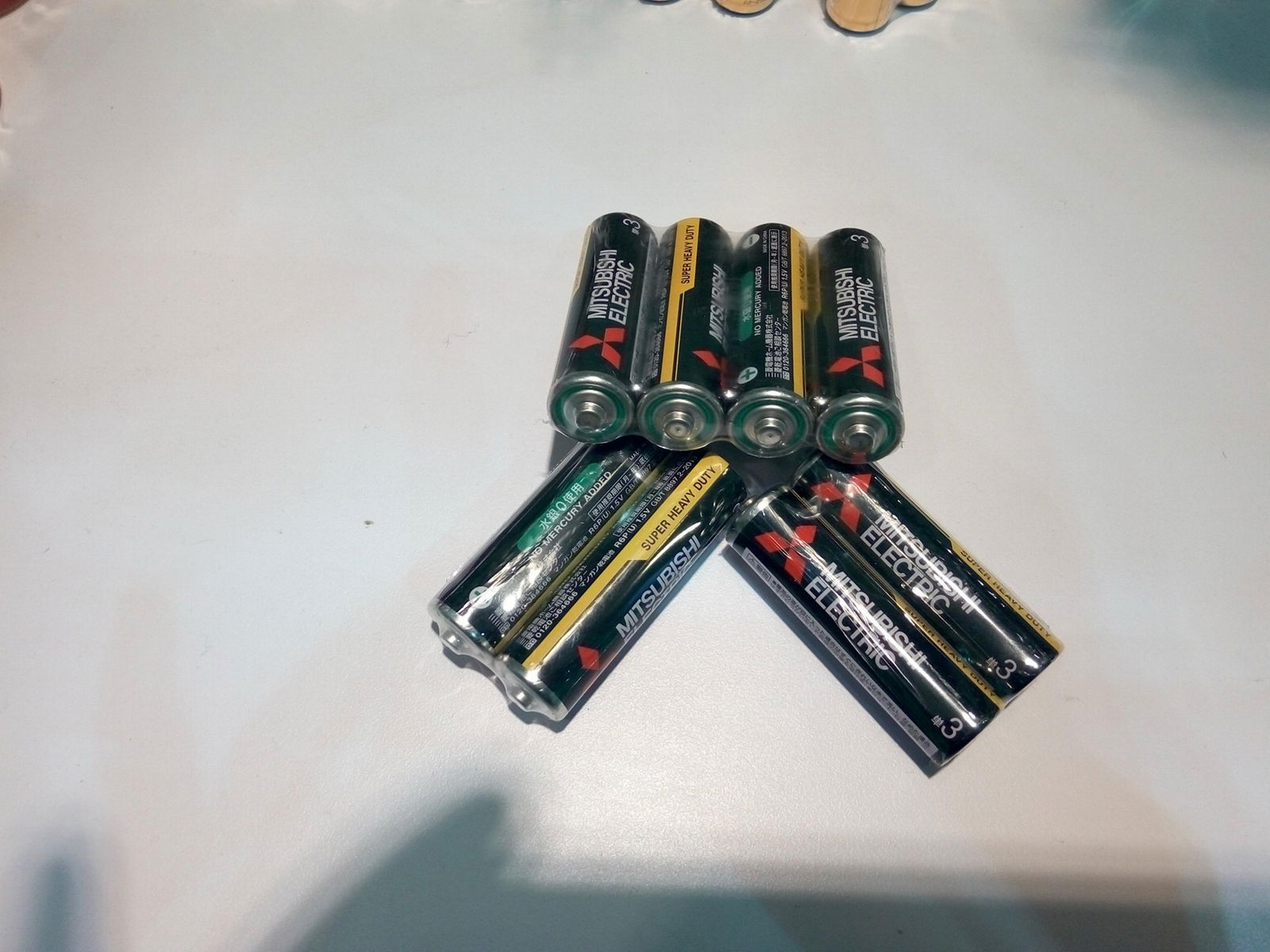 Mitsubishi R03 battery AAA carbon zinc battery - R03/AAA (China ...