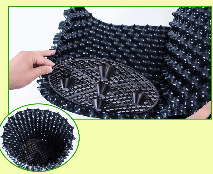 hydroponic black plastic super root air pruning nursery pots for plants ...