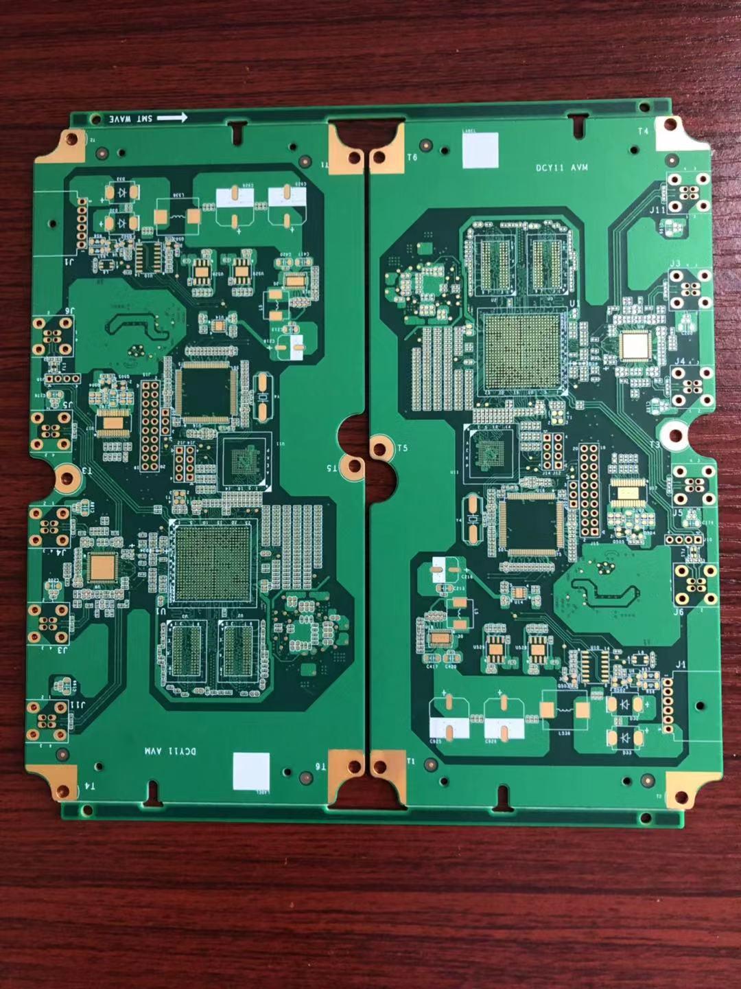 Multi Layer Printed Circuit Board 12 Layers Rigid PCB with BGA - Derek ...