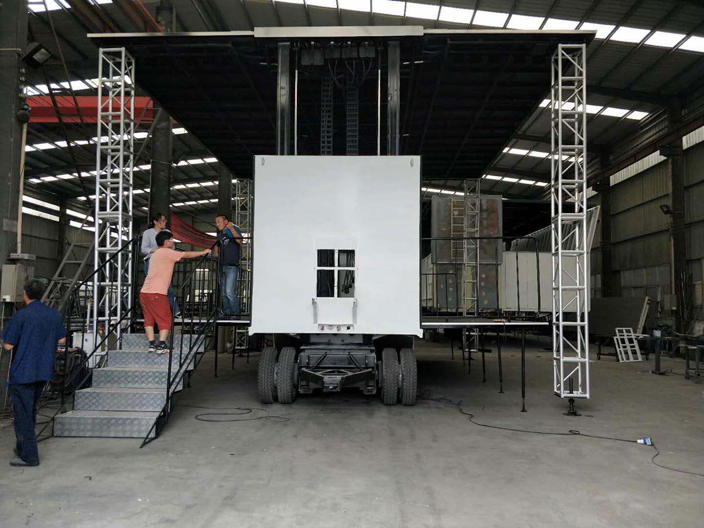 9m mobile stage truck mobile stage trailer - ZHC9085XWT-02 - HUAYUAN ...