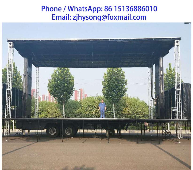 12 m roadshow mobile stage truck trailer - HNZJHYWTC - 13 - HUAYUAN ...