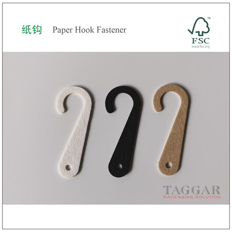 eco paper hook, papercard made sock fastener(recyclable)FSC Paper