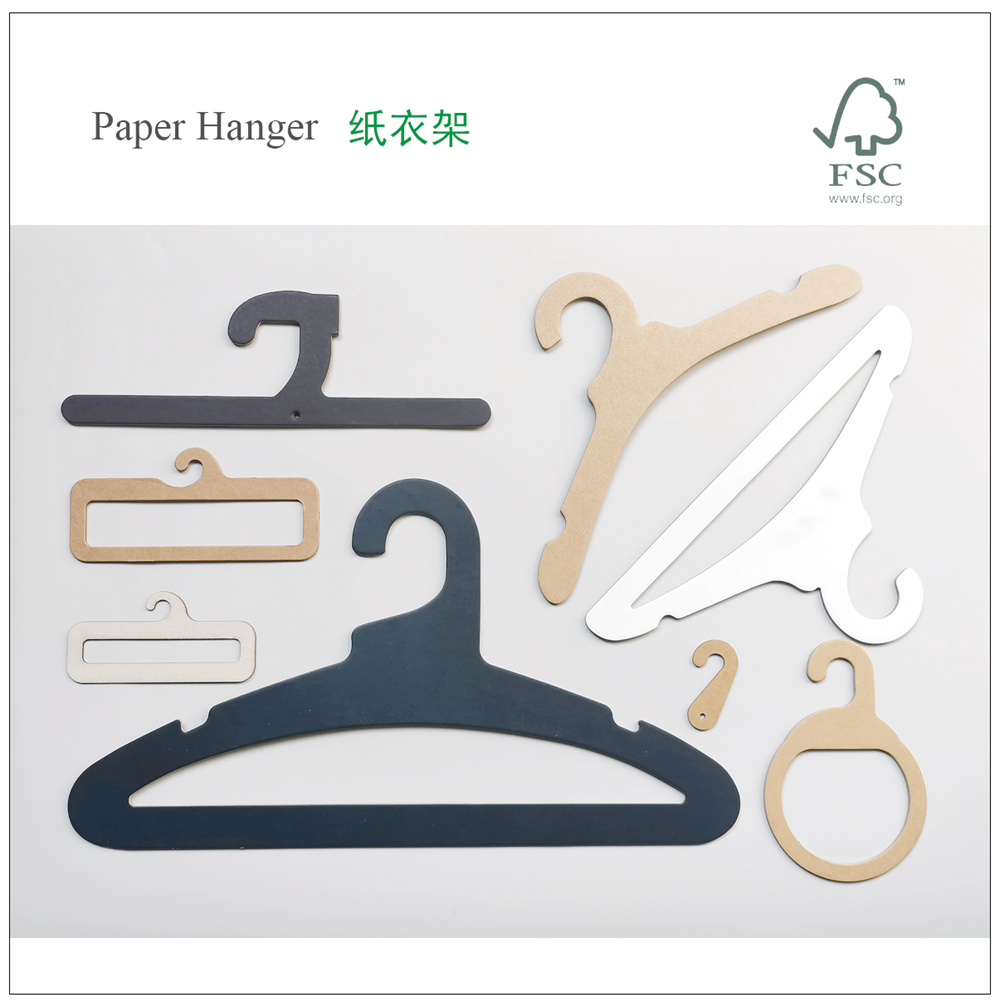 FSC Paper Hanger, Paperboard hanger, paper made hanger for scalf ...