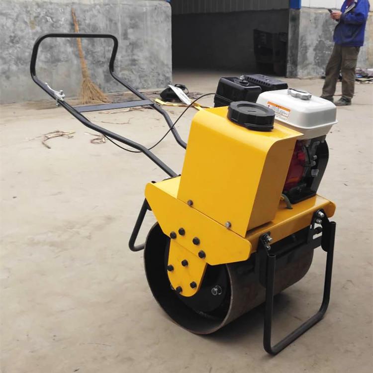 Production of double steel wheel diesel roller small hand roller - SY ...