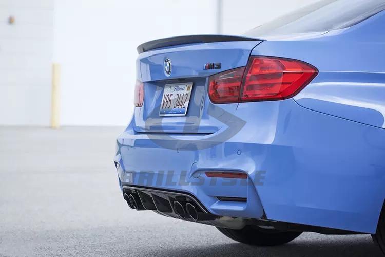 F80 M3 F82 M4 F83 carbon fiber rear bumper diffuser for bmw ...