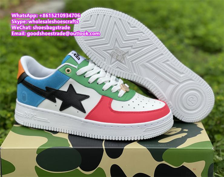 BAPE STA Cotton Candy bape star shoes Bape Sneakers Bape Trainers AF1 ...