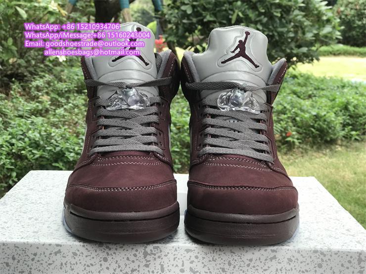 Air Jordan 5 Burgundy aj 5 Georgetown A Ma Maniére x aj 5s Black Light ...