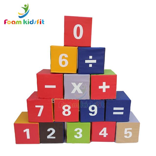 Funny colorful soft digital building blocks for children - Foam Kidsfit ...