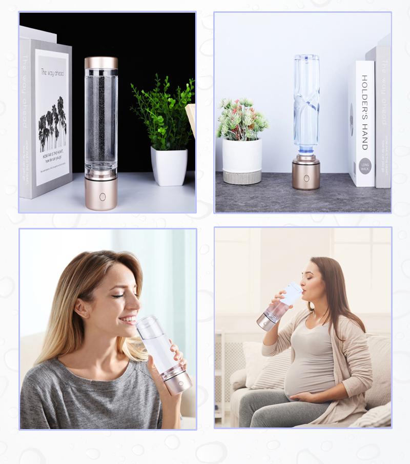 Hydrogen Rich Generator Bottle 5000PPB Alkaline Water Cup IHOOOH - ih22 ...