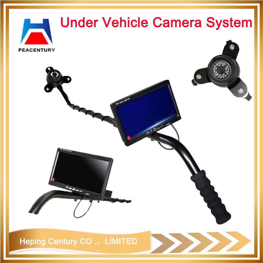 Portable Digital Visual Under Vehicle Inspection System with LCD and ...