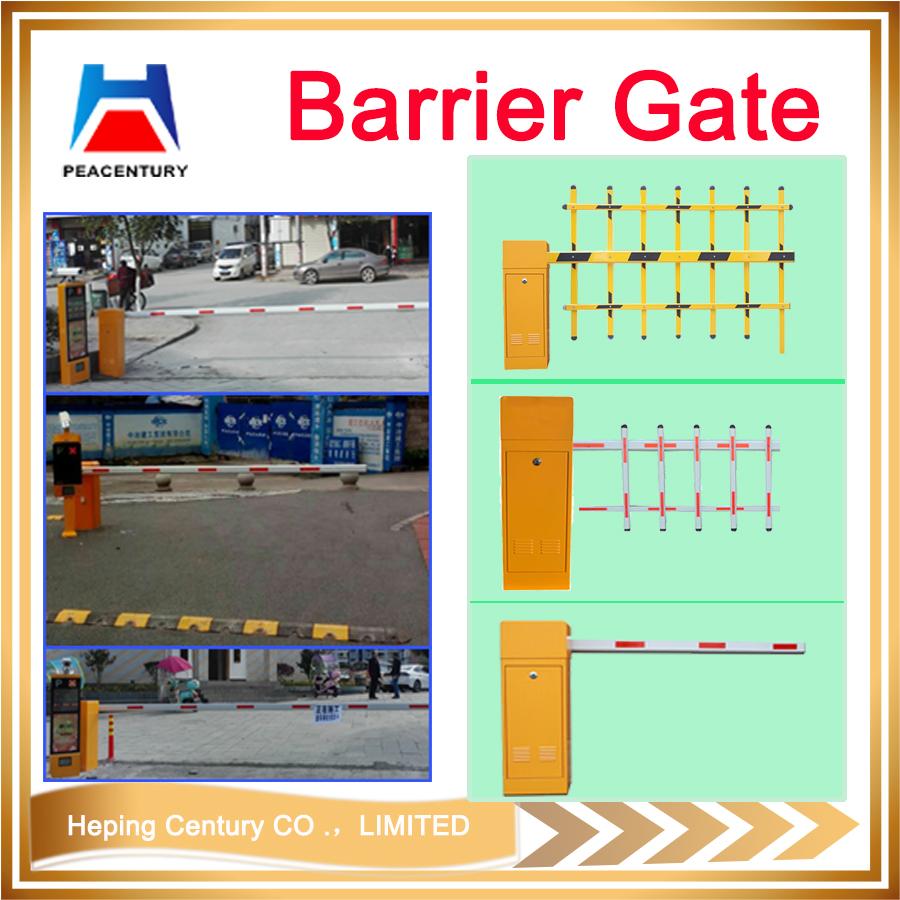 2 Fence Arm Boom Barrier Gate Traffic Barrier System With Brushless DC motor - PEACENTURY (China ...
