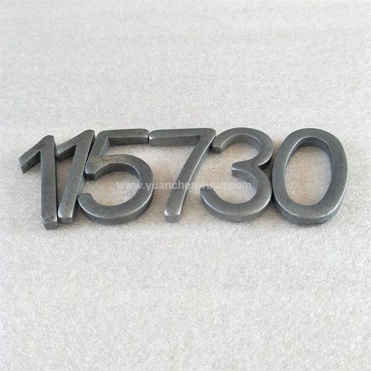 Metal Letters and Numbers for the Nameplate of Products or Equipment ...