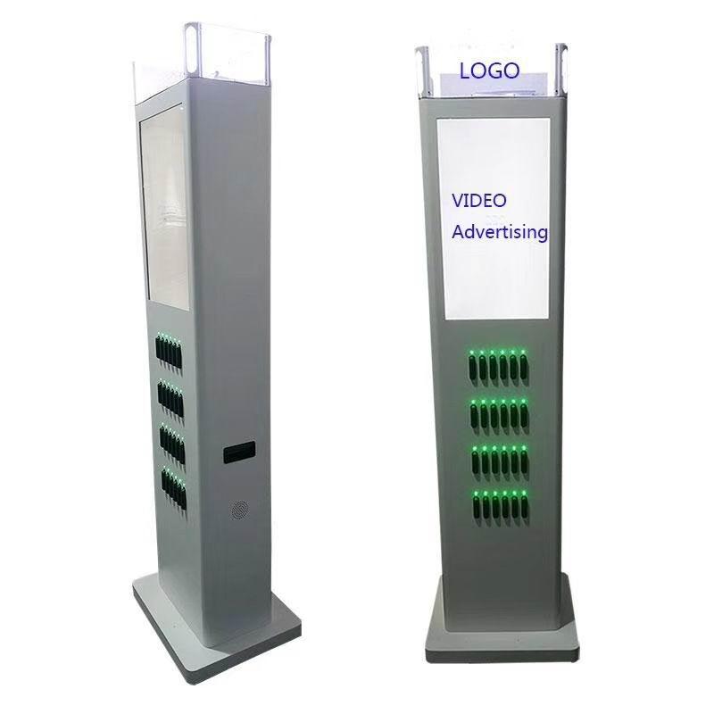 Customized 24 ports power bank rental charging kiosk shared charging ...