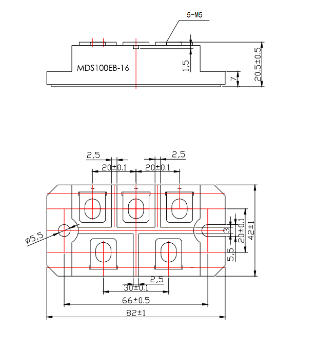 MDS100-16 - 四菱 (中國 生產商) - 整流器 - 電子元器件 產品 「自助貿易」