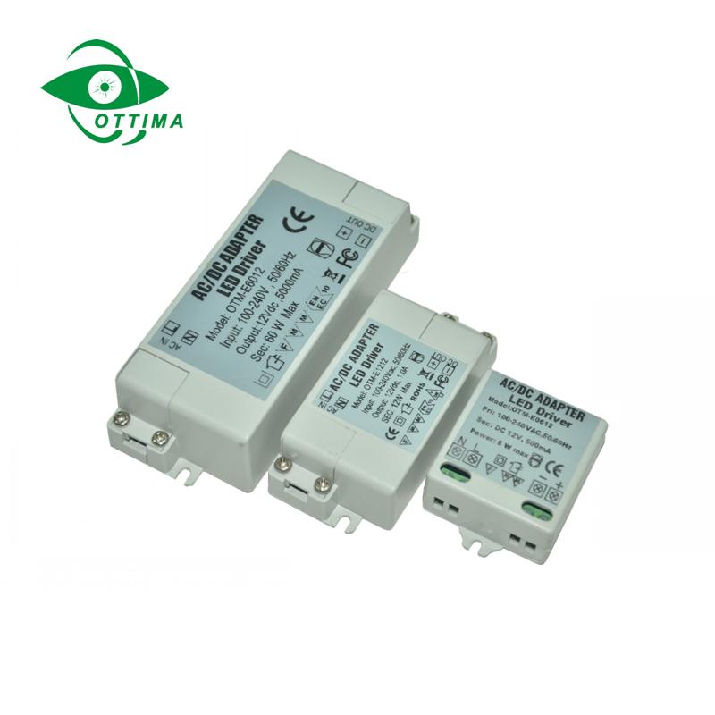12v 6W LED driver 12v 6w constant voltage IP20 LED driver power ...