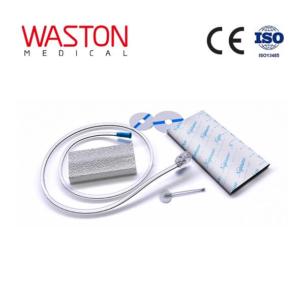 NPWT Wound White Foam Film Disposable Negative Pressure Drainage Kit ...