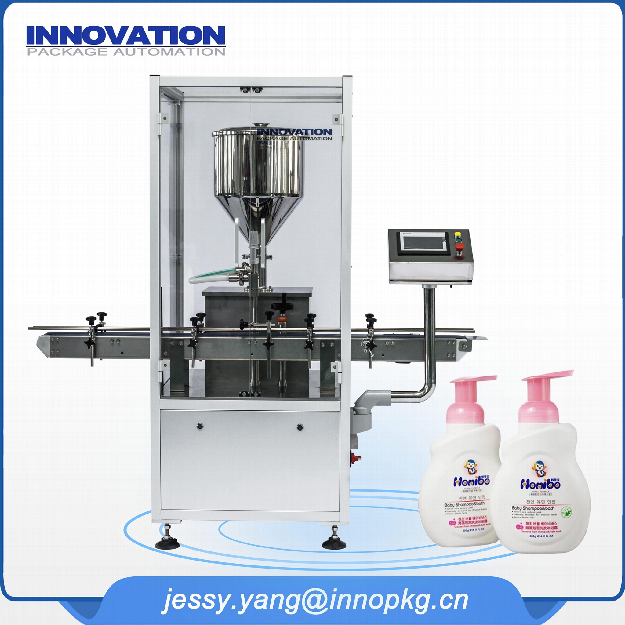 body lotion round bottle filling machine - 3 - innopkg (China ...