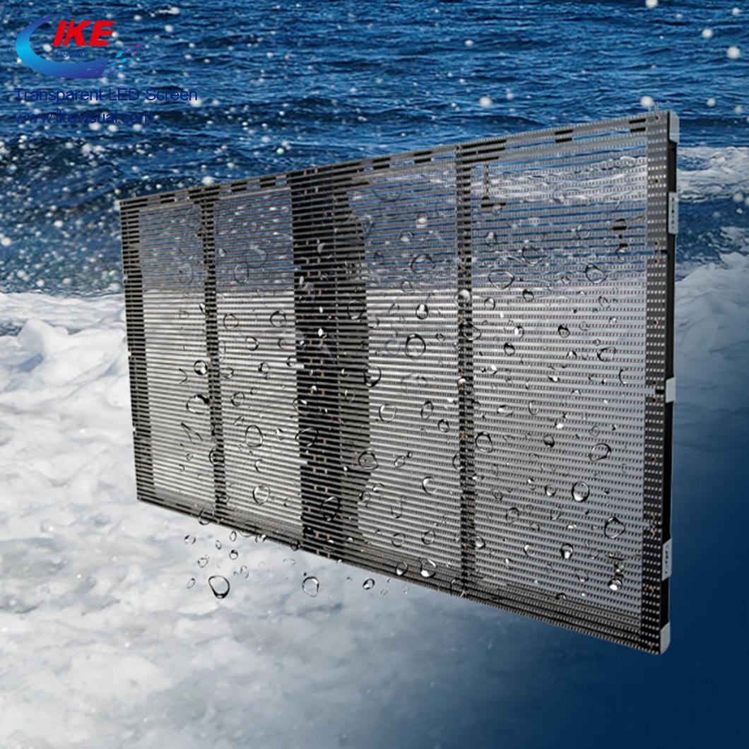 Waterproof IP65 Glass Transparent LED Screen Display - ShineO-5 P5.2 ...