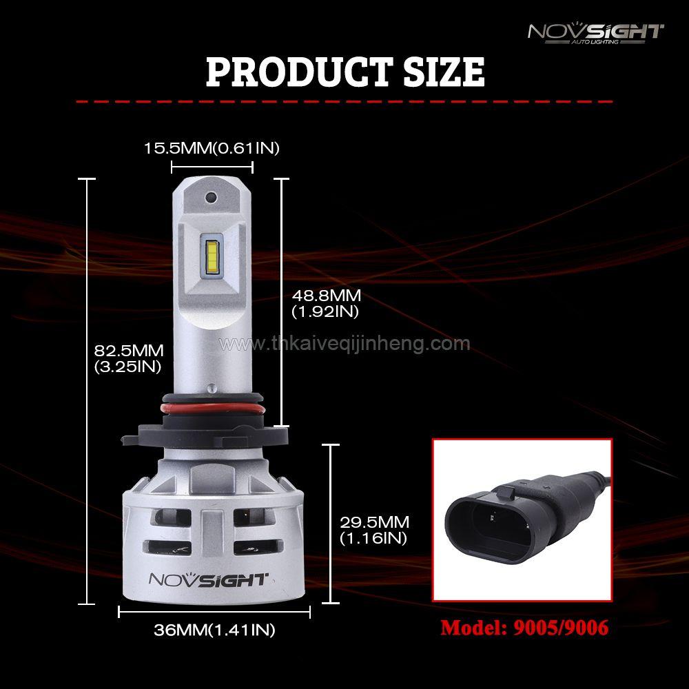 NOVSIGHT LED headlight bulbs car LED headlight retrofit light china ...