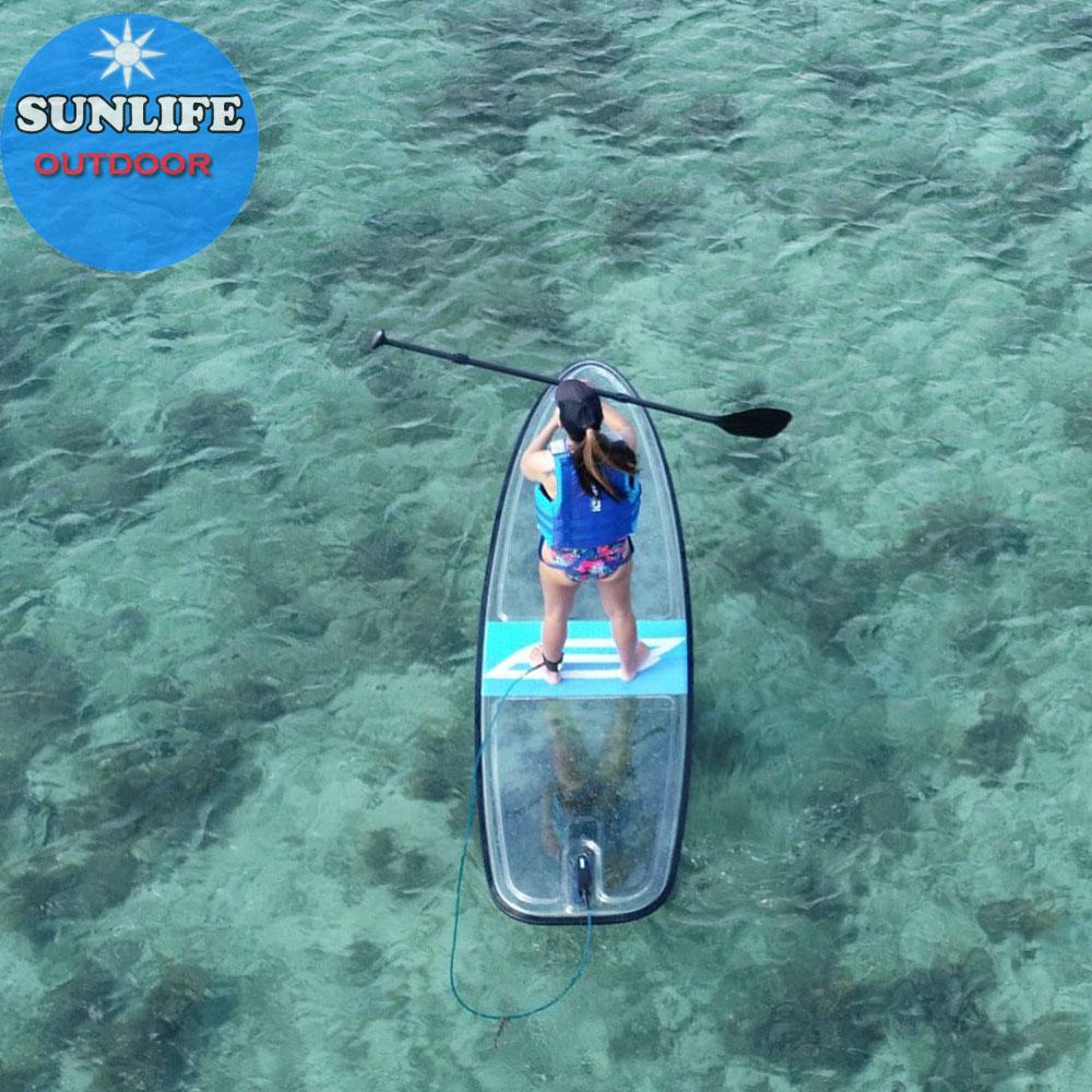 New Geranation stand up paddle board made of polycarbonate clear SUP ...