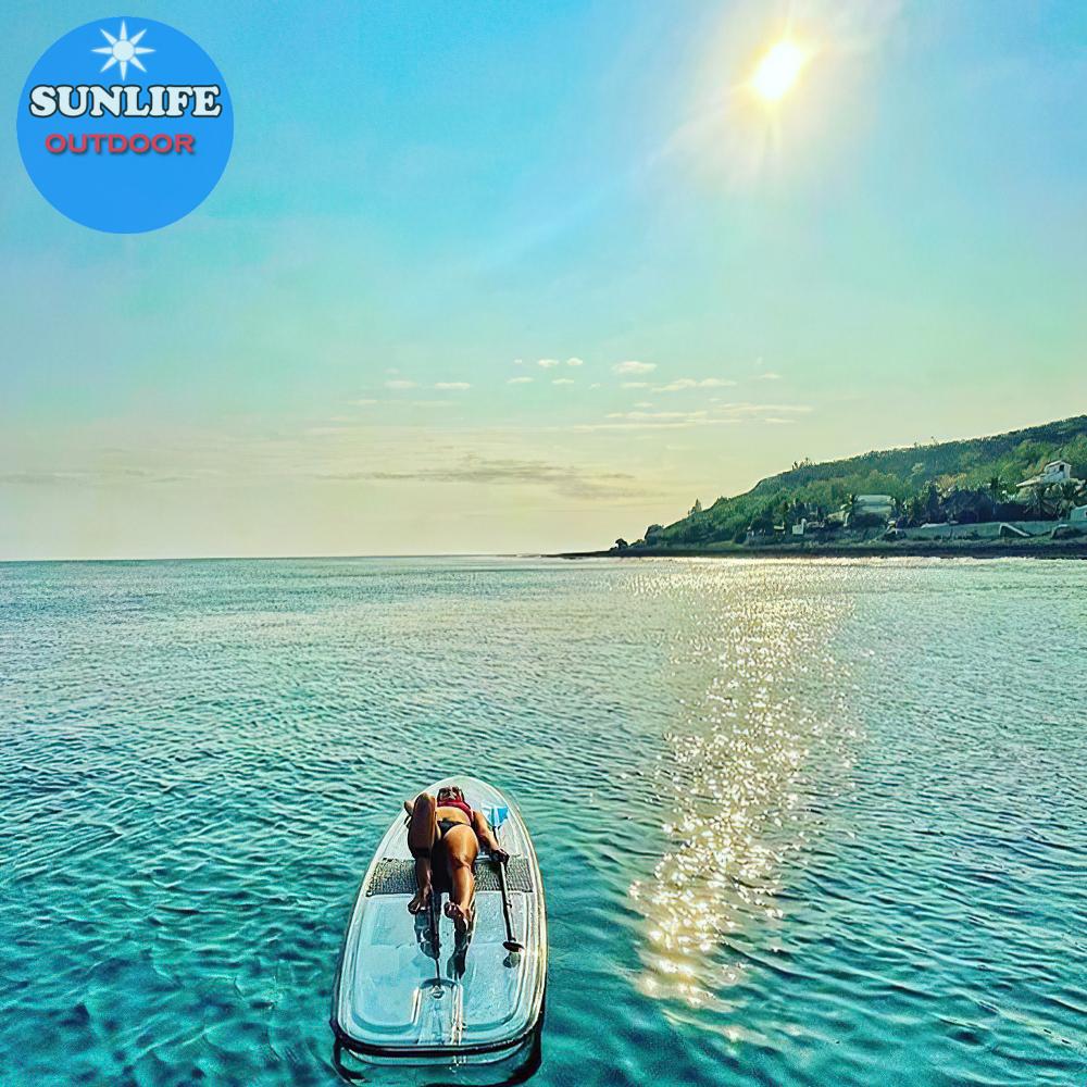 clear bottom paddle board crystal clear board sup board - 2nd Gen ...