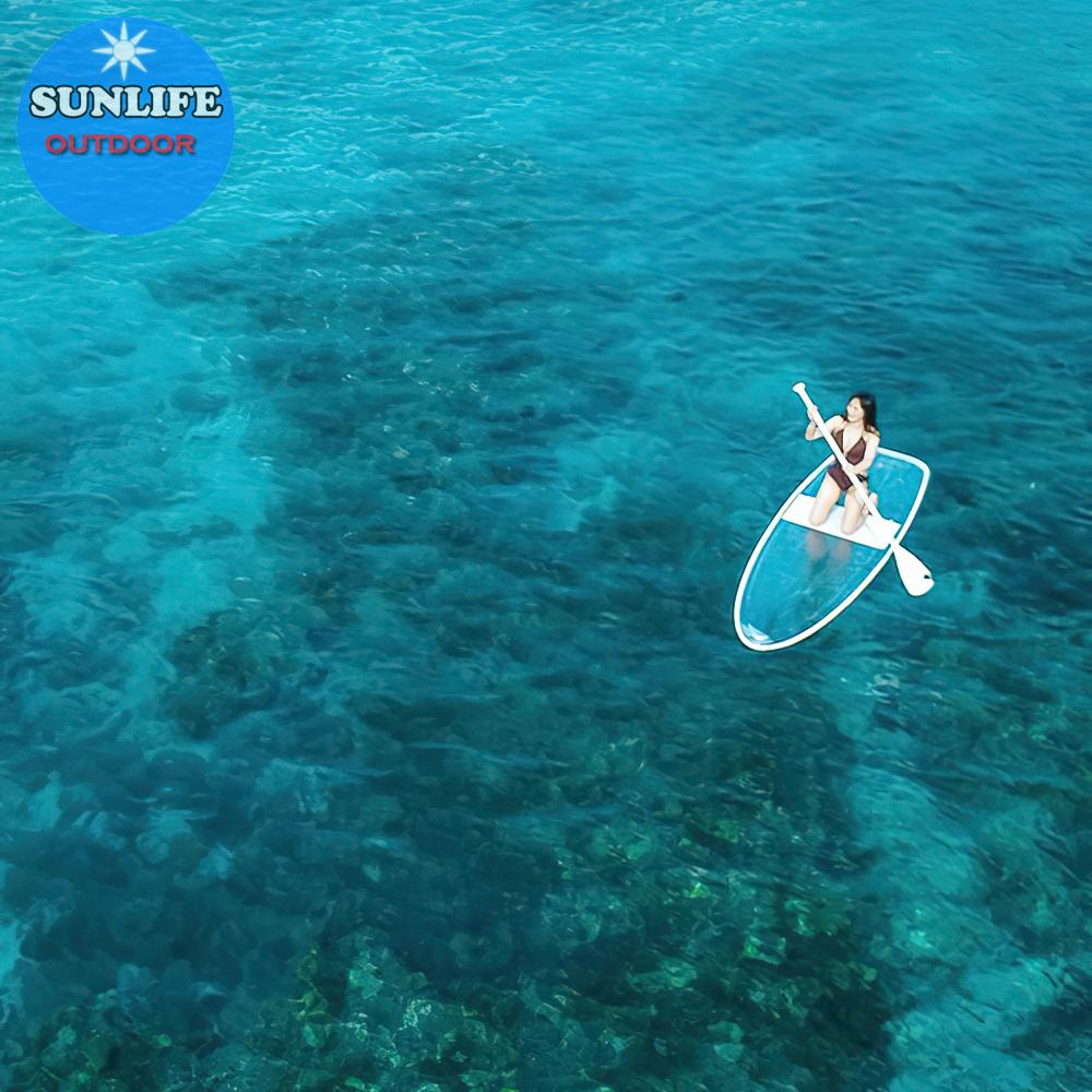 clear bottom paddle board crystal clear board sup board - 2nd Gen ...
