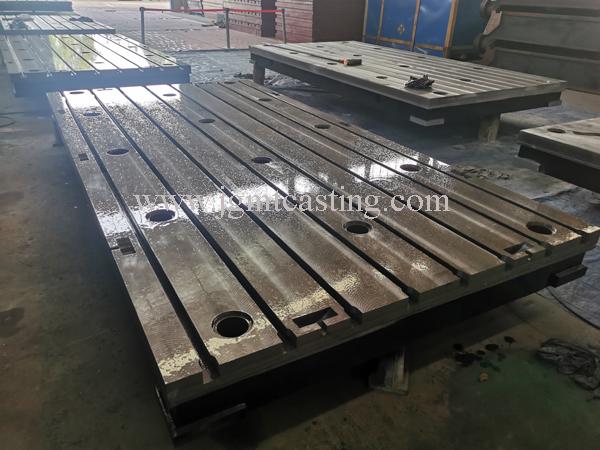 Hot selling cast iron surface plates bed platform for turning machine ...