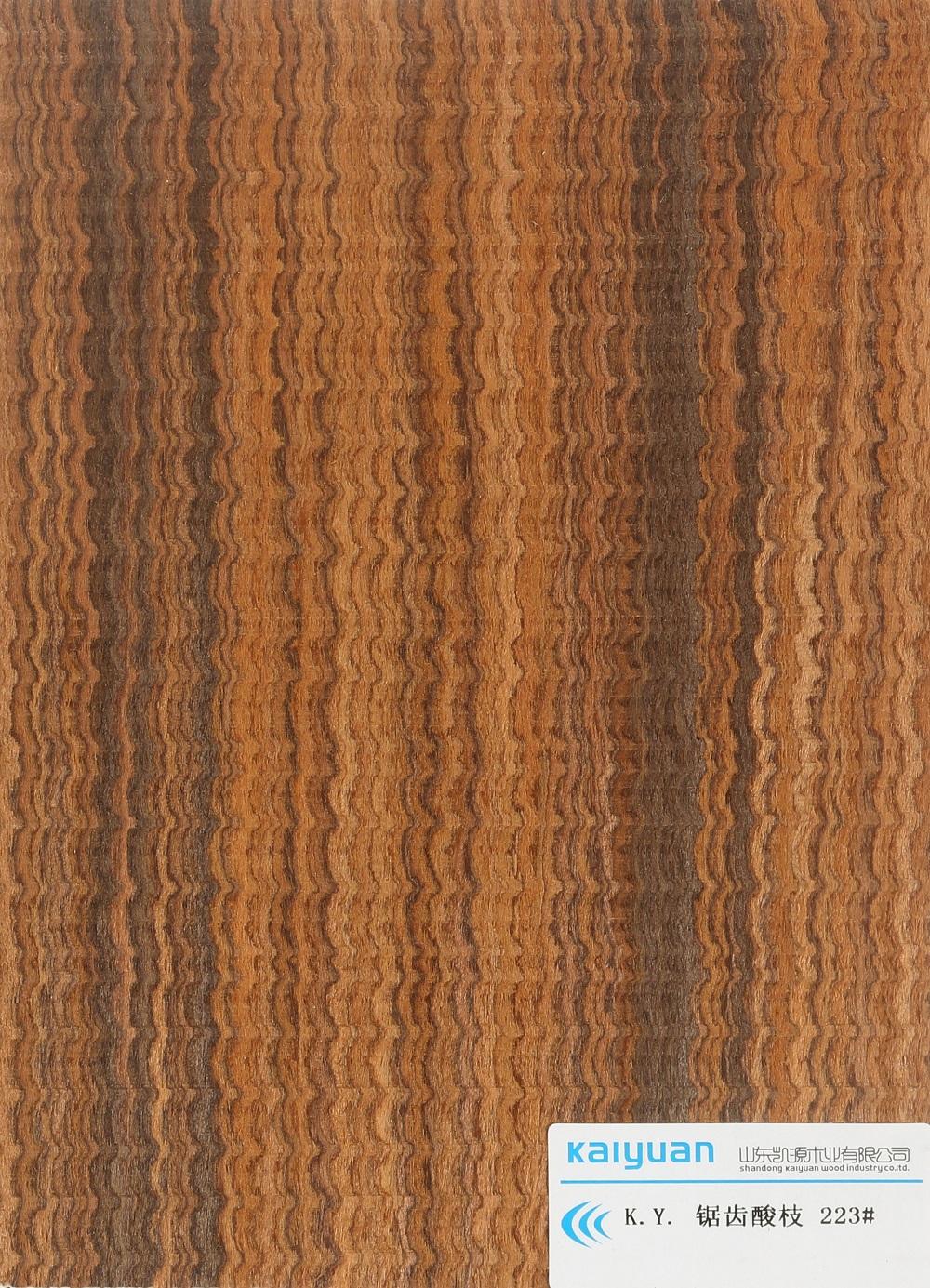 Rustic veneer serrated veneer silver oak rosewood veneer - Kaiyuan ...