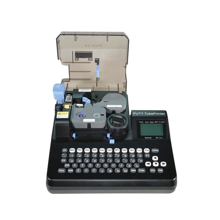 PUTY P700 Auto cutter tube printer Thermal transfer PVC cable tube ...