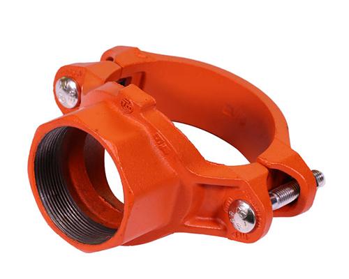 ductile iron grooved pipe fittings threaded mechanical tee - XGQT ...