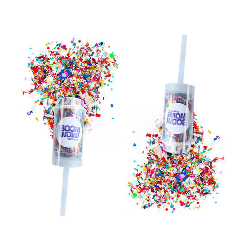 Boomwow Coloful Push Pop Party Poppers Confetti - BOOMWOW (China ...