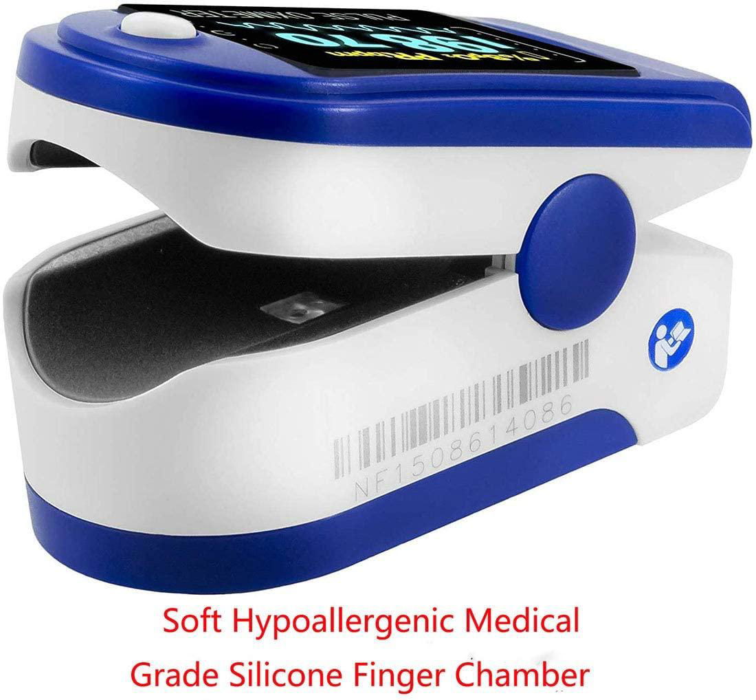 CMS50D Fingertip Oximeter SPO2 Heart Rate Blood Oxygen Finger Monitors ...