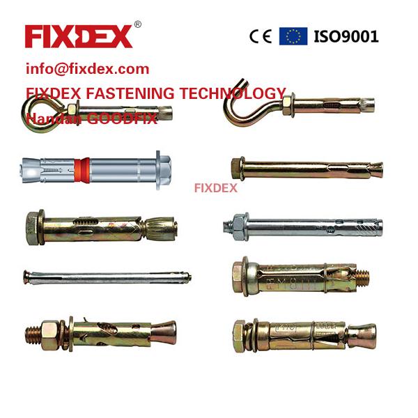 HEX bolt sleeve anchor with hexagon head expansion bolt zinc plated ...