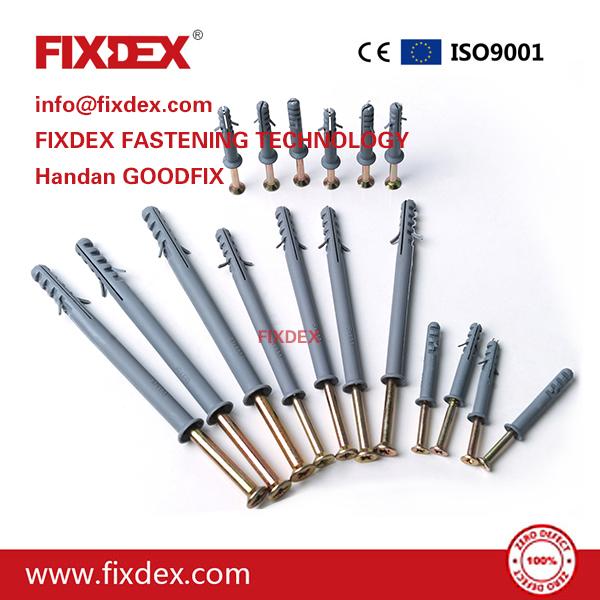 Nylon Fixing Anchor Hammer Fixing Screws Plastic Anchor - FDNA - FIXDEX ...