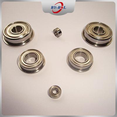 SMALL Micro Miniature flange bearing deep groove ball flange bearing ...