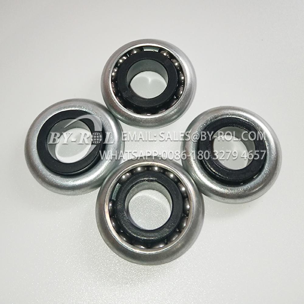 Non-Standard Roller Wheel Bearing with Zinc Plate and Plastic Inner ...