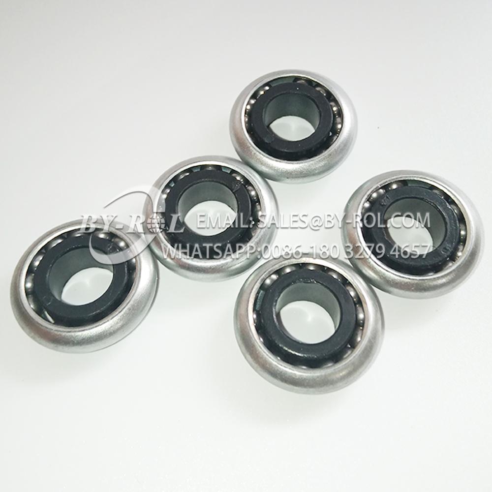 Non-Standard Roller Wheel Bearing with Zinc Plate and Plastic Inner ...